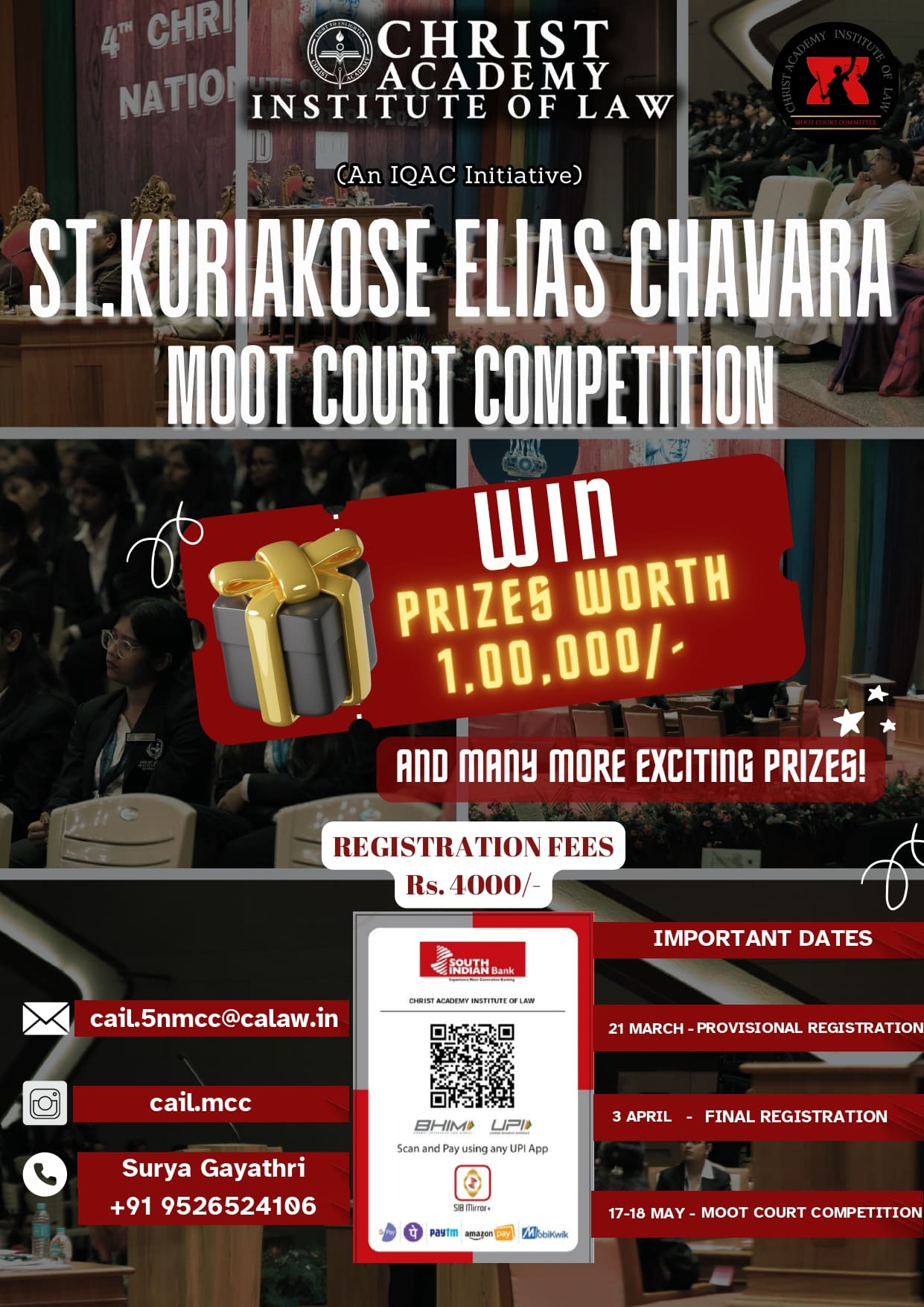Moot Court » CAIL - Christ Academy Institute of Law